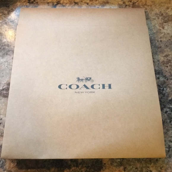 Coach | Other | Coach Big Paper Brown Gift Box | Poshmark